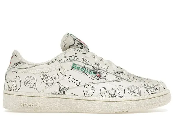 REEBOK Club C Tom & Jerry Allover Sneakers