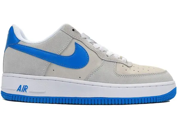 Nike Air Force 1 Low Lv8 Emb Sneakers - Grey Fog/light Photo Blue/white
