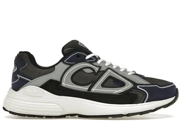 Dior B30 Sneakers - Anthracite Grey/black/blue