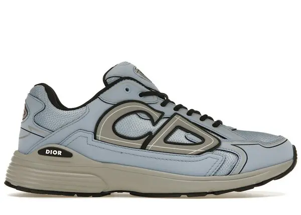 Dior B30 Mesh And Technical Fabric Sneakers - Blue/grey/black