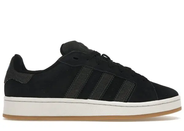 Adidas Campus 00s Gum Sneakers - Core Black/crystal White