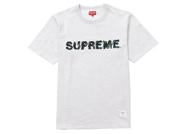Supreme Shatter Short Sleeve Top - Ash Grey