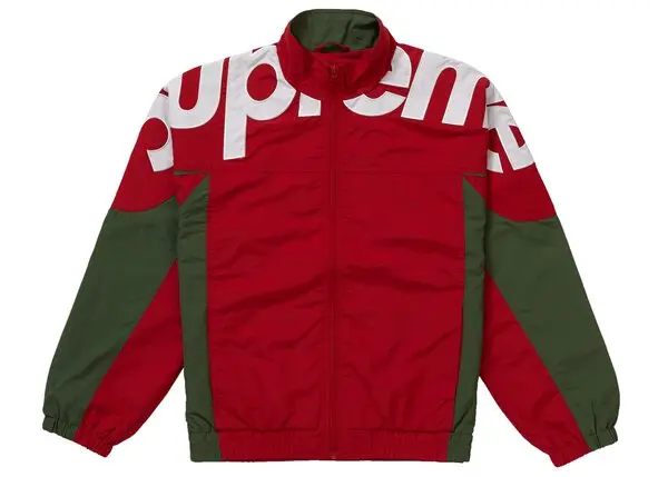 Supreme Logo Track Jacket - Red
