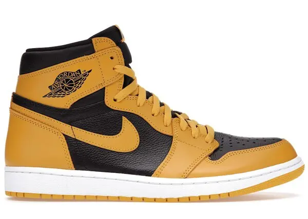 JORDAN 1 Retro High Sneaker - Pollen/black/white