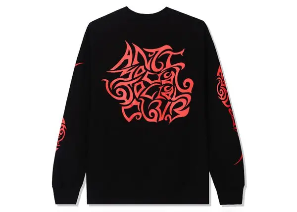 ANTI SOCIAL SOCIAL CLUB I Get Into It Long Sleeve Tee Shirt - Black
