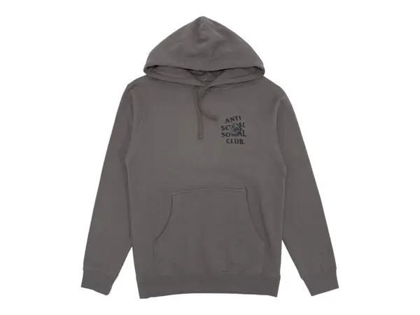 ANTI SOCIAL SOCIAL CLUB Bat Emoji Hoodie - Charcoal