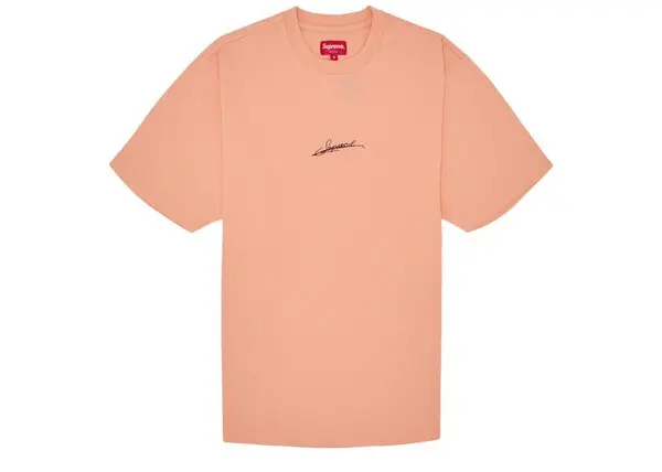 Supreme Signature Short Sleeve Top - Peach