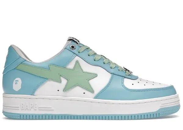 BAPE A Bathing Ape Sta Pastelin Sneakers - Blue/green