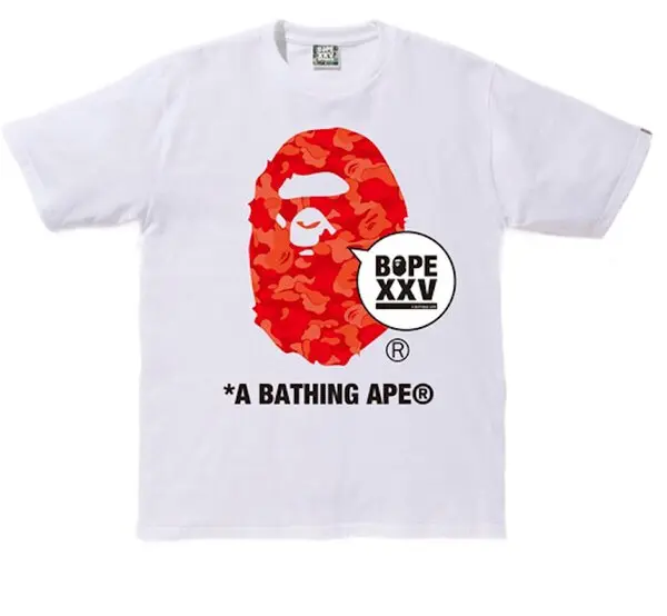 BAPE Store Seoul Xxv Ape Head Tee Shirt - White