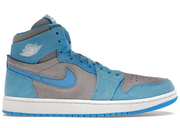 JORDAN 1 High Zoom Air Cmft 2 Cement Sneakers - Cement Grey/university Blue/white