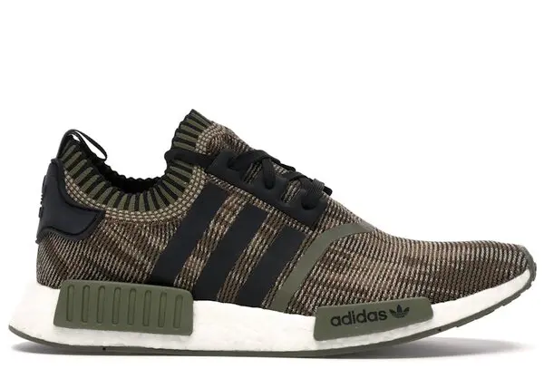 Adidas Nmd_r1 Ai Camo Sneakers - Olive Cargo/core Black
