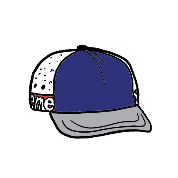 Supreme Side Logo 5-panel Cap - Royal