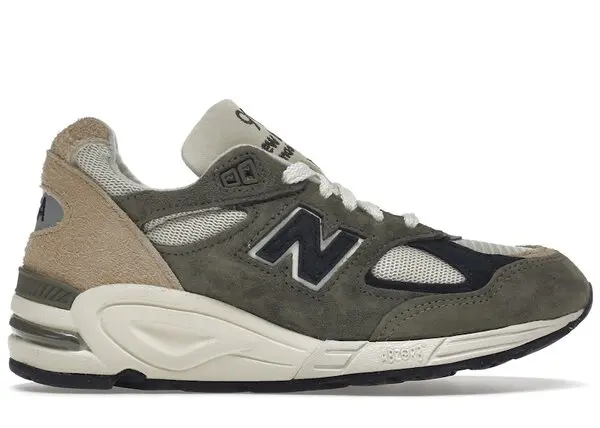 NEW BALANCE 990v2 Miusa Sneakers - Grey/tan