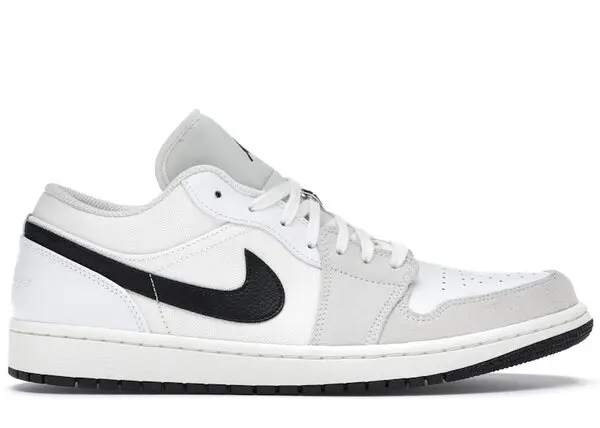 JORDAN 1 Low Astrograbber - White/black/sail