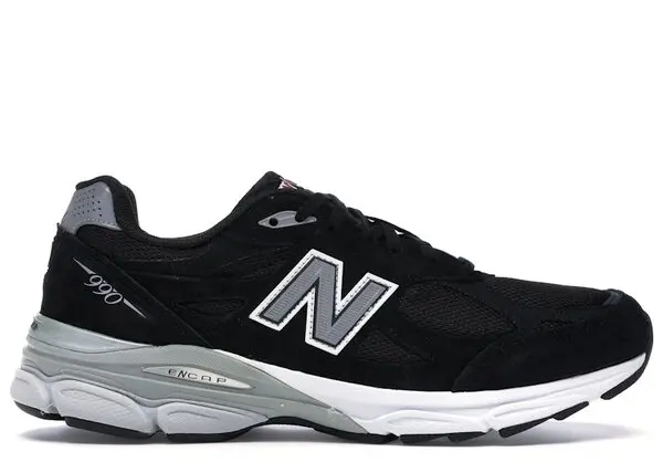 NEW BALANCE 990v3 Sneakers - Black/white