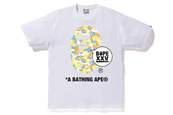 BAPE Store Sapporo Xxv Ape Head Tee Shirt - White