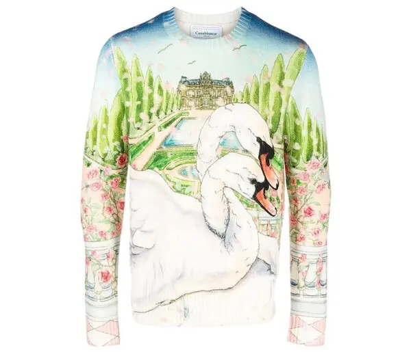 Casablanca L'amour En Fleur Jumper - Multicolor