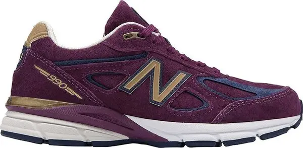 NEW BALANCE 990v4 Sneakers - Claret/pigment