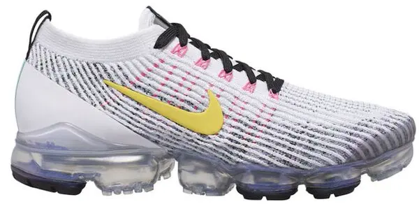 Nike Air Vapormax 3 Sneakers - White/dynamic Yellow/hyper Turquoise