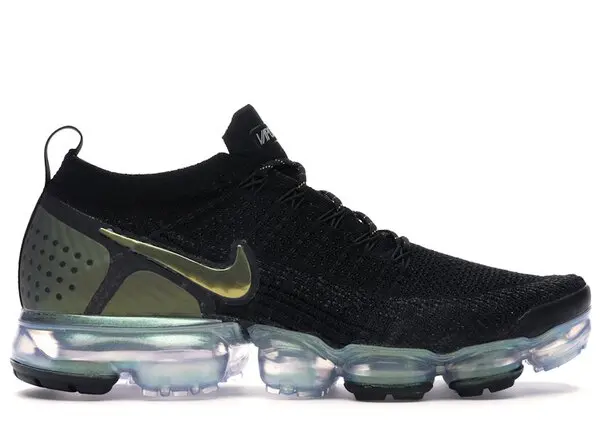 Nike Air Vapormax Flyknit 2 Sneakers - Black/metallic Silver