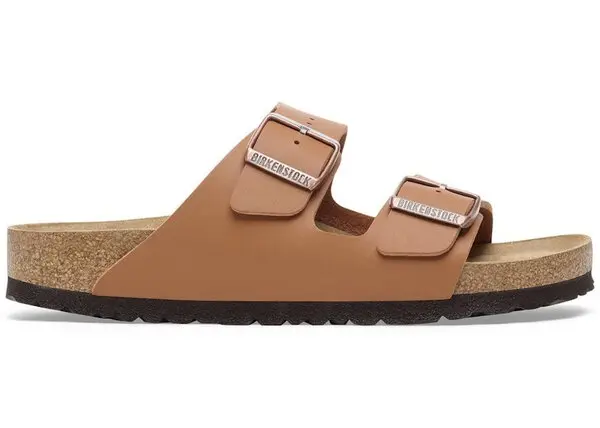 BIRKENSTOCK Arizona Soft Footbed Birkoflor Sandals - Ginger Brown