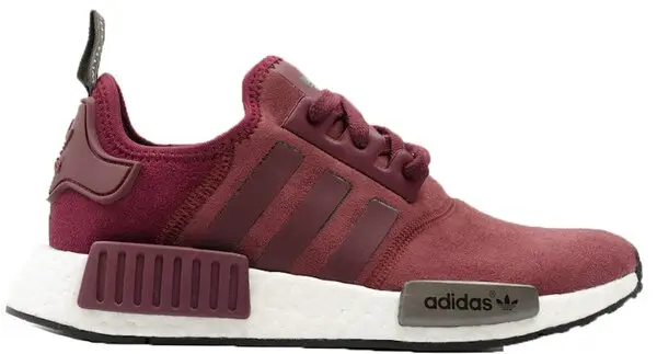 Adidas Nmd R1 Suede Sneakers - Maroon/solid Grey