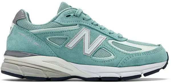NEW BALANCE 990v4 Sneakers - Mineral Sage/seafoam