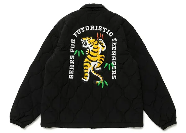 HUMAN MADE Quilted Coach Jacket - Black
