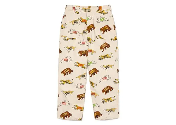 HUMAN MADE X Kaws Animal Patterned Trousers