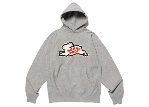 HUMAN MADE Rabbit Heavy Weight Hoodie - Grey