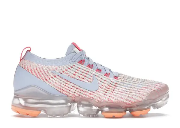 Nike Air Vapormax Flyknit 3 Sneakers - Hydrogen Blue/orange Pulse/red Orbit
