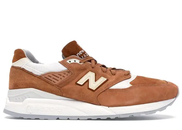 NEW BALANCE 998 Sneakers - Brown/white