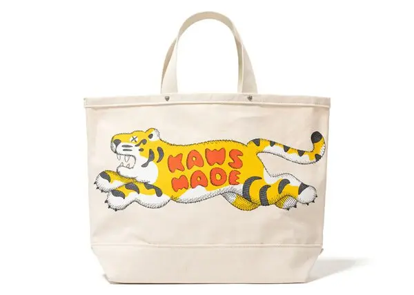 Human Made X Kaws Tote Bag - White | Editorialist