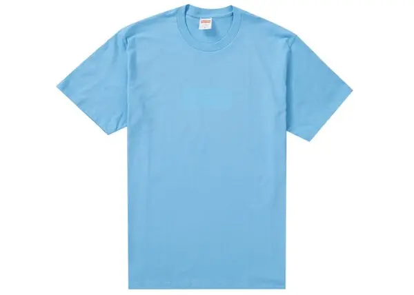 Supreme Tonal Box Logo Tee Shirt - Bright Blue