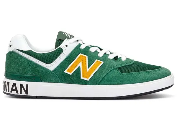 NEW BALANCE Am574 Junya Watanabe Sneakers - Green/white/yellow