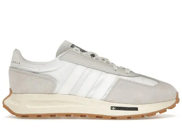 Adidas Retropy E5 Gum Sneakers - Crystal White/matte Silver/cloud White
