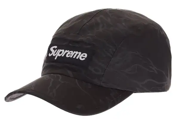 Supreme Reflective Camp Camp Cap Supreme Reflective Camp Gold SS17