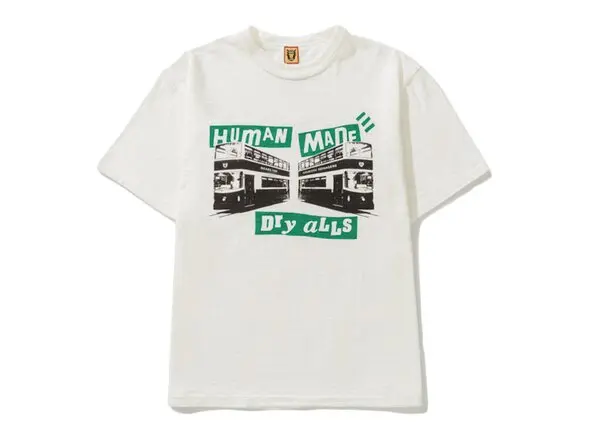 HUMAN MADE X Hbx Hong Kong Popup Exclusive T-shirt - White Green