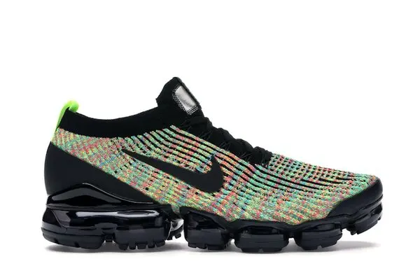 Nike Air Vapormax Flyknit 3 Sneakers - Black/volt