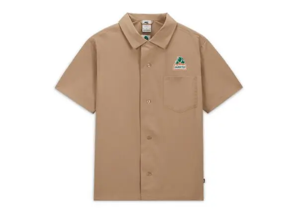 Nike Sb X Jarritos Bowling Button Up Shirt - Khaki