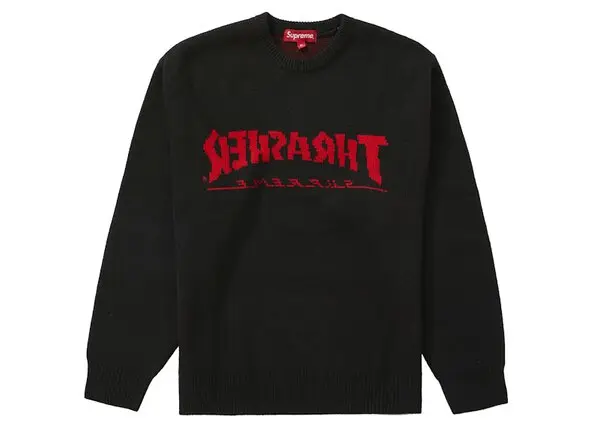 Supreme Thrasher Sweater - Black