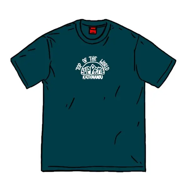 Supreme Top Of The World Short Sleeve Top - Dark Teal