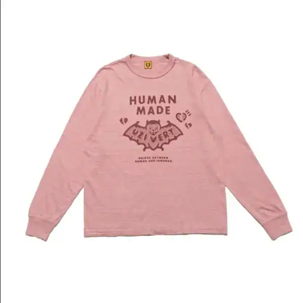 Human Made X Lil Uzi Vert L/S T-Shirt - Pink | Editorialist