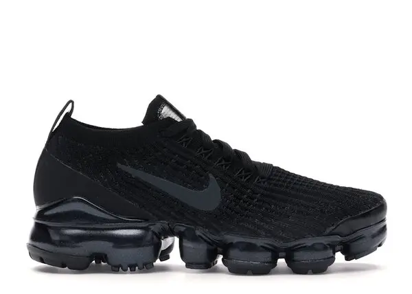 Nike Air Vapormax Flyknit 3 Sneakers - Black/white/metallic Silver