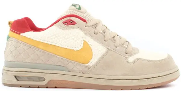 Nike Paul Rodriguez Rasta Sneakers - Mushroom/yellow Ochre/classic Green