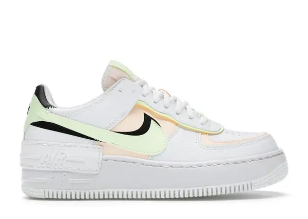 Nike Force 1 Shadow Sneakers - Summit White/black/barely Volt