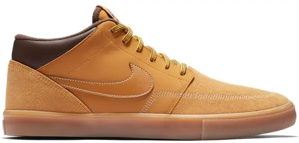 Nike Portmore Ii Solarsoft Mid Sneakers - Bronze/gum Light Brown/particle Beige