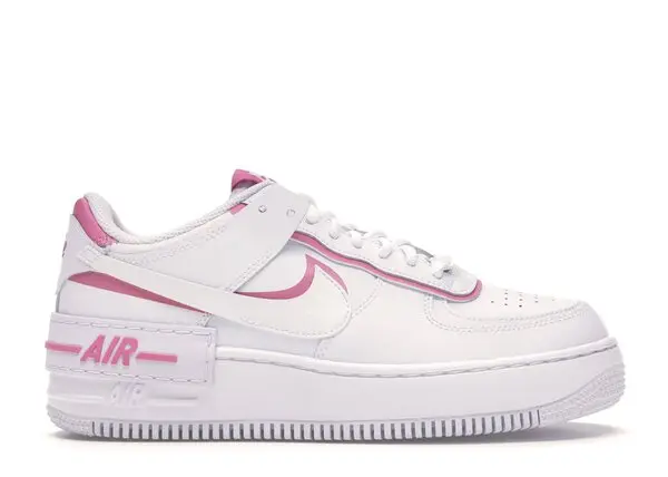 Nike Air Force 1 Low Shadow Sneakers - White/magic Flamingo
