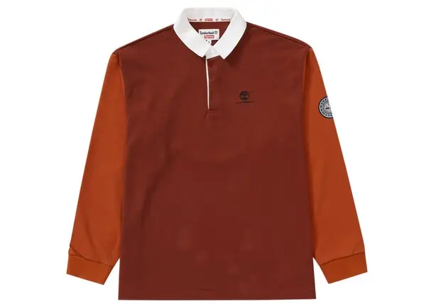 Supreme Timberland Rugby Shirt - Brick