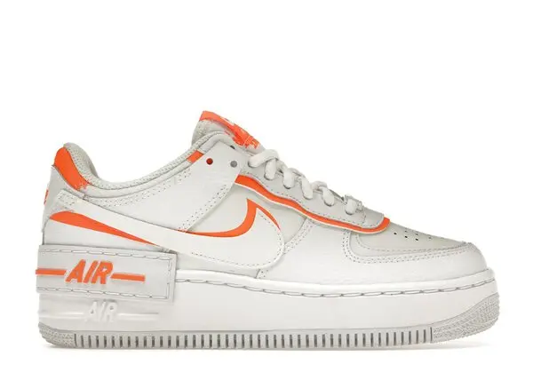 Nike Air Force 1 Low Shadow Sneakers - White/total Orange/summit White